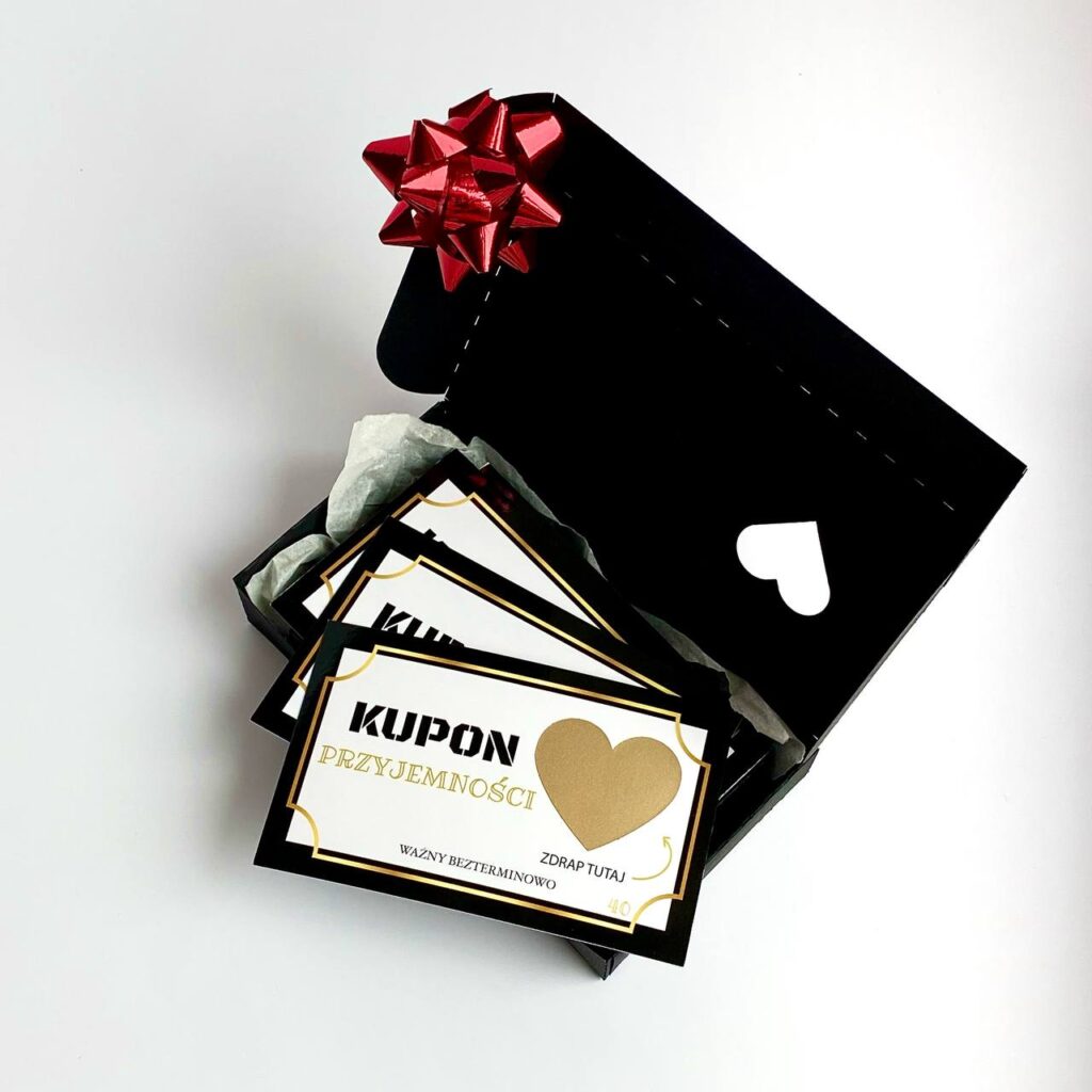 Kupony miłości zdrapki – 'Wzór 2′ – prezent na rocznicę – e-moment